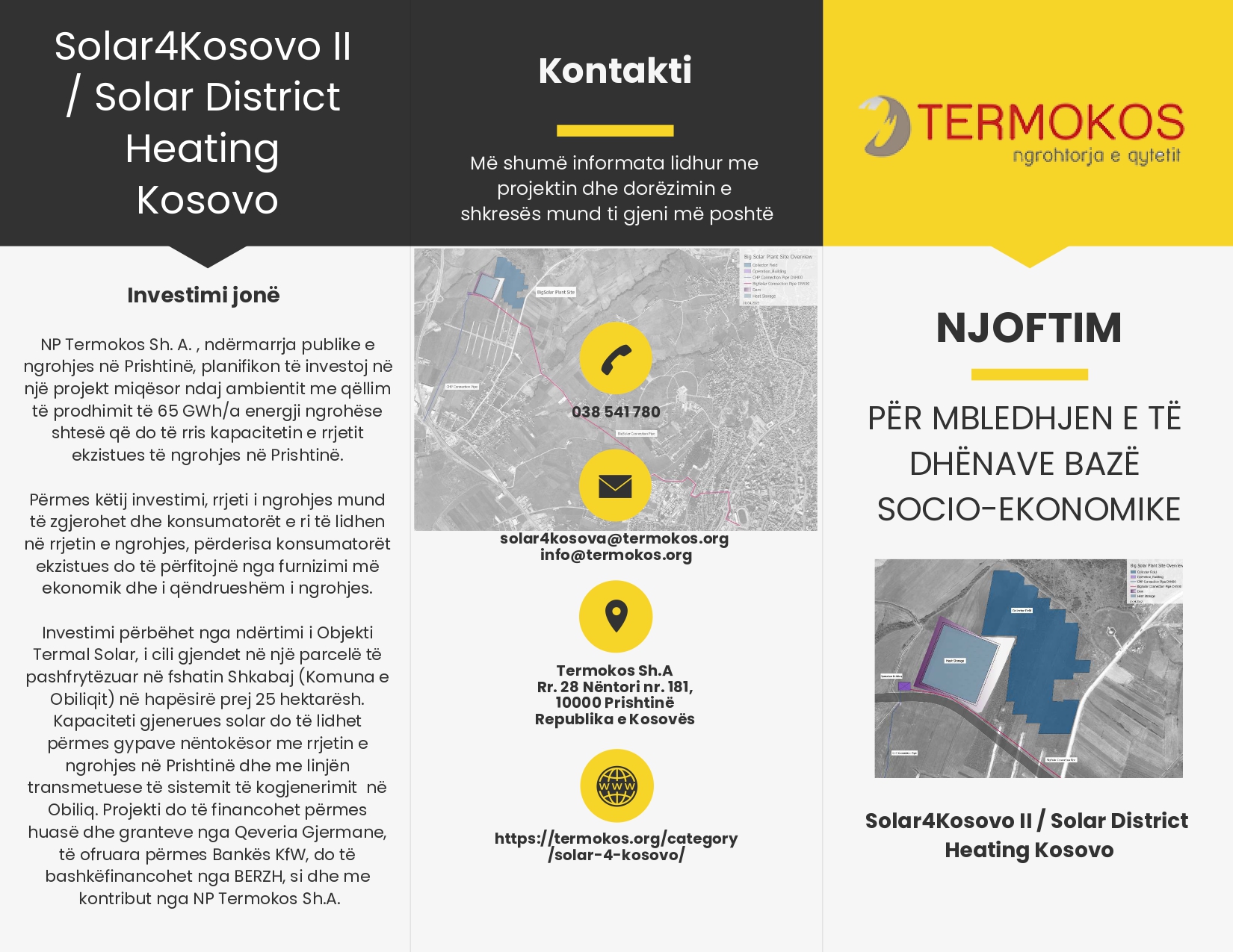 NJOFTIM – PËR MBLEDHJEN E TË DHËNAVE BAZË SOCIO-EKONOMIKE – Termokos